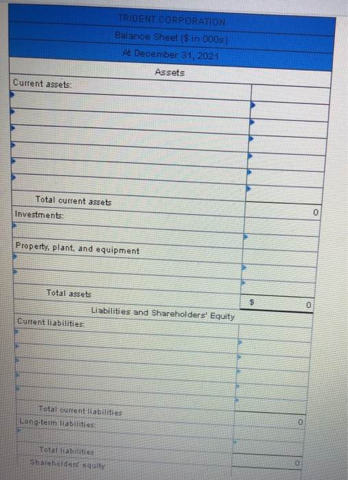 Solved Problem 3-2 (Algo) Balance sheet preparation; missing | Chegg.com