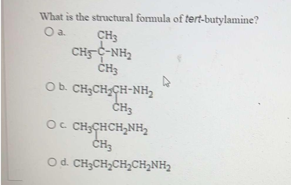 Solved What is the structural formula of | Chegg.com