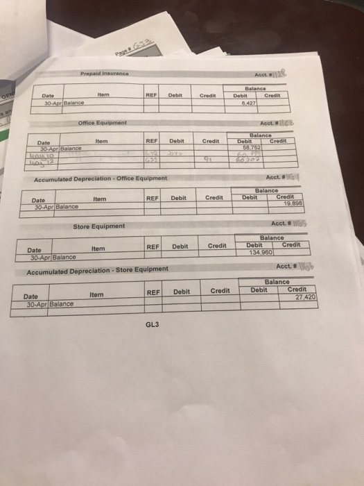 Solved 1-)General Journal Worksheet - complete and tied | Chegg.com