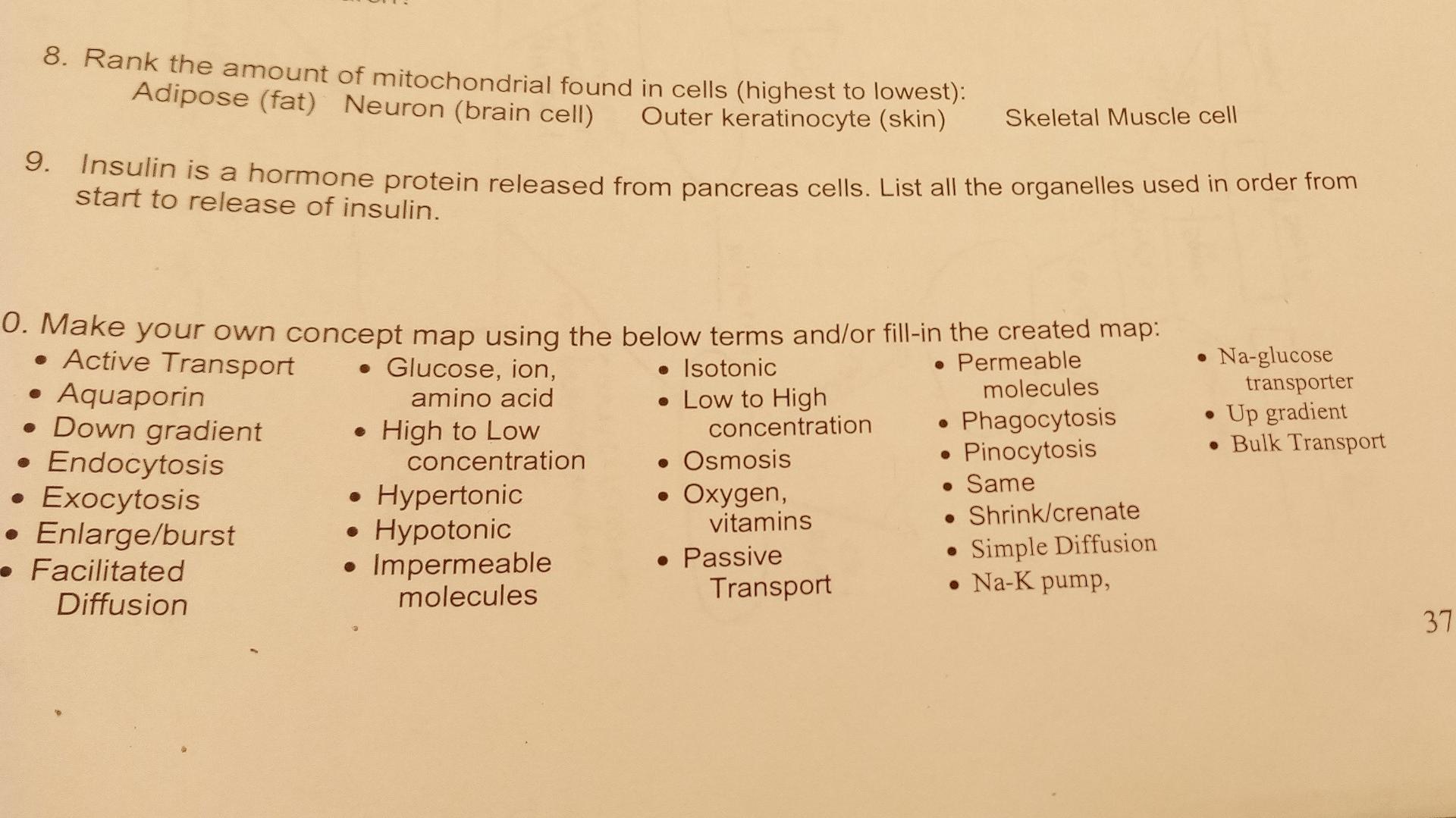 Solved 4. Normal plasma osmolarity is about 300 mosm/kg. An | Chegg.com
