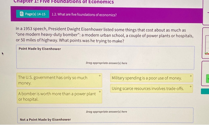 Solved apter 1: Five Foundations of Economics Page(s) 14-15 | Chegg.com