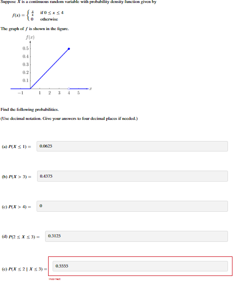 Solved Suppose x ﻿is a continuous random variable with | Chegg.com