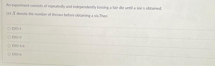 Solved An experiment consists of repeatedly and | Chegg.com