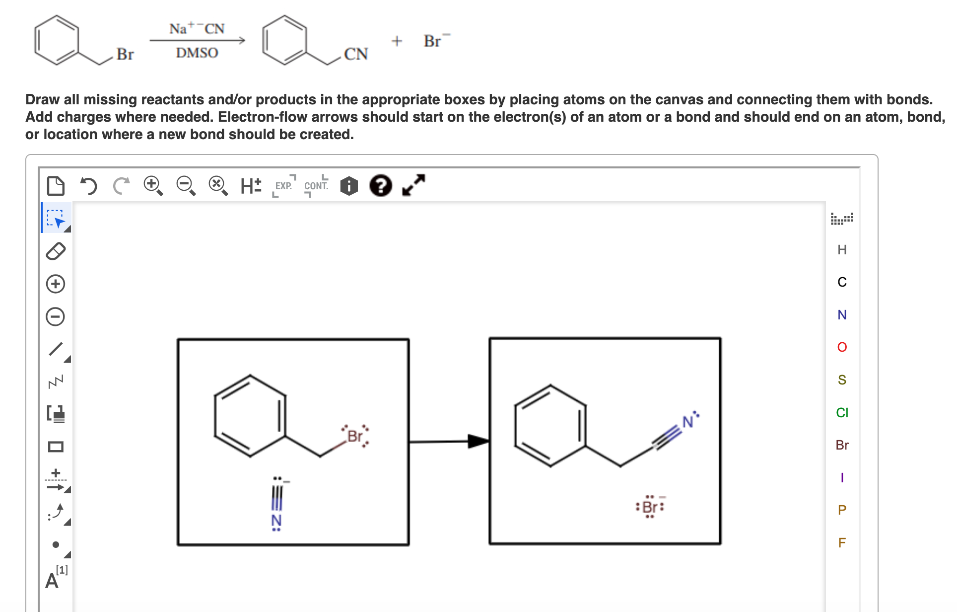 Solved Draw all missing reactants and/or products in the | Chegg.com