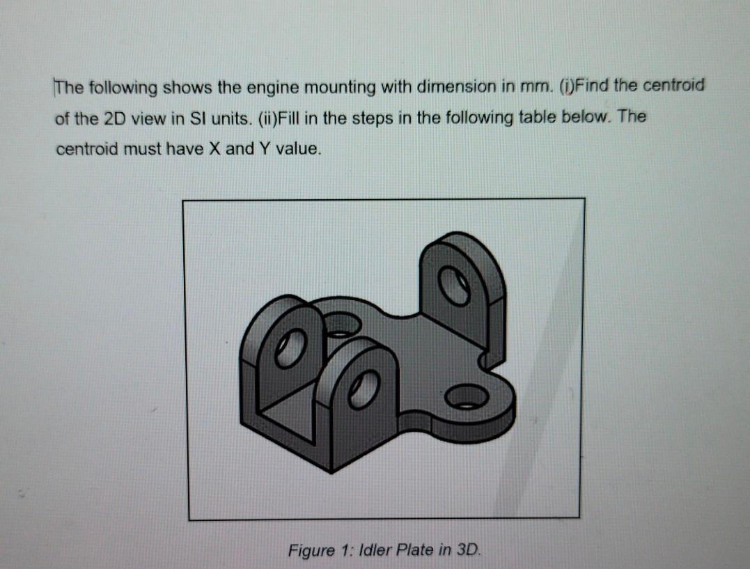 Solved The following shows the engine mounting with | Chegg.com