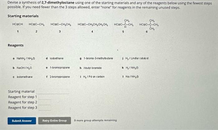 Solved Devise a synthesis of (E)-4-methyl-2-pentene using | Chegg.com