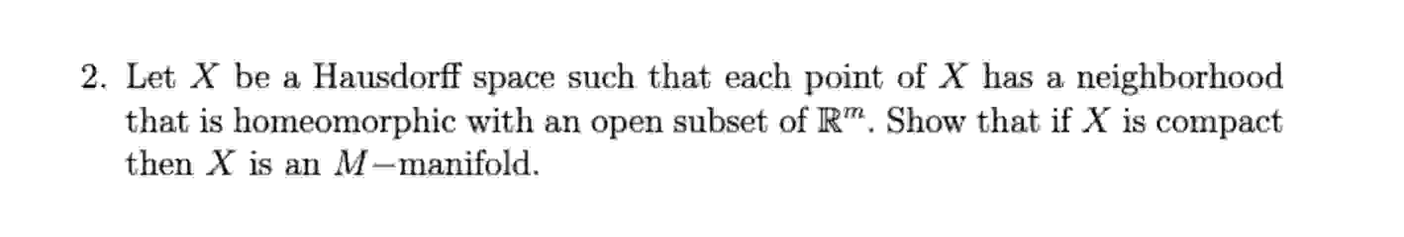 Solved Let x ﻿be a Hausdorff space such that each point of x | Chegg.com