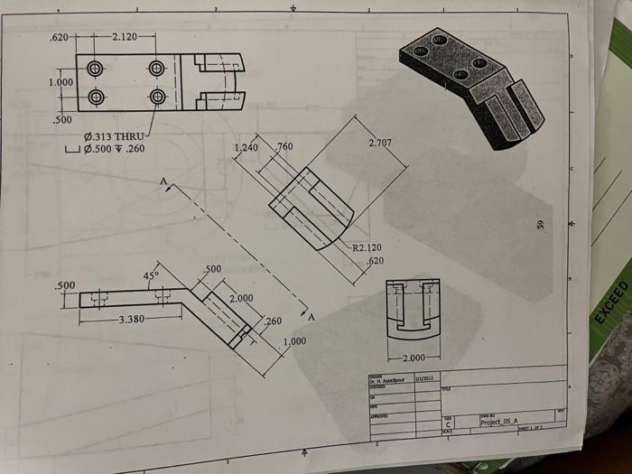 i need help on how to draw this using inventor. | Chegg.com