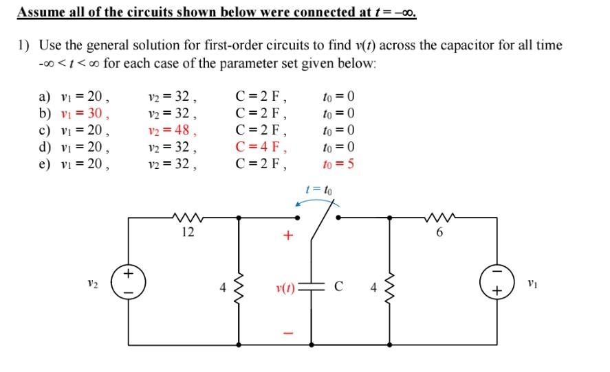 Solved Assume all of the circuits shown below were connected | Chegg.com