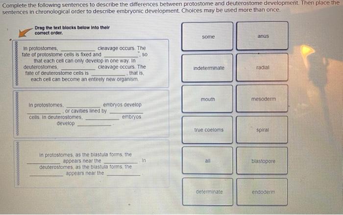 Solved Complete the following sentences to describe the | Chegg.com