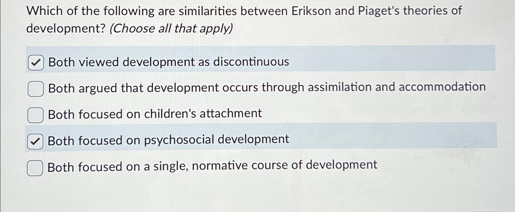 Solved Which of the following are similarities between | Chegg.com