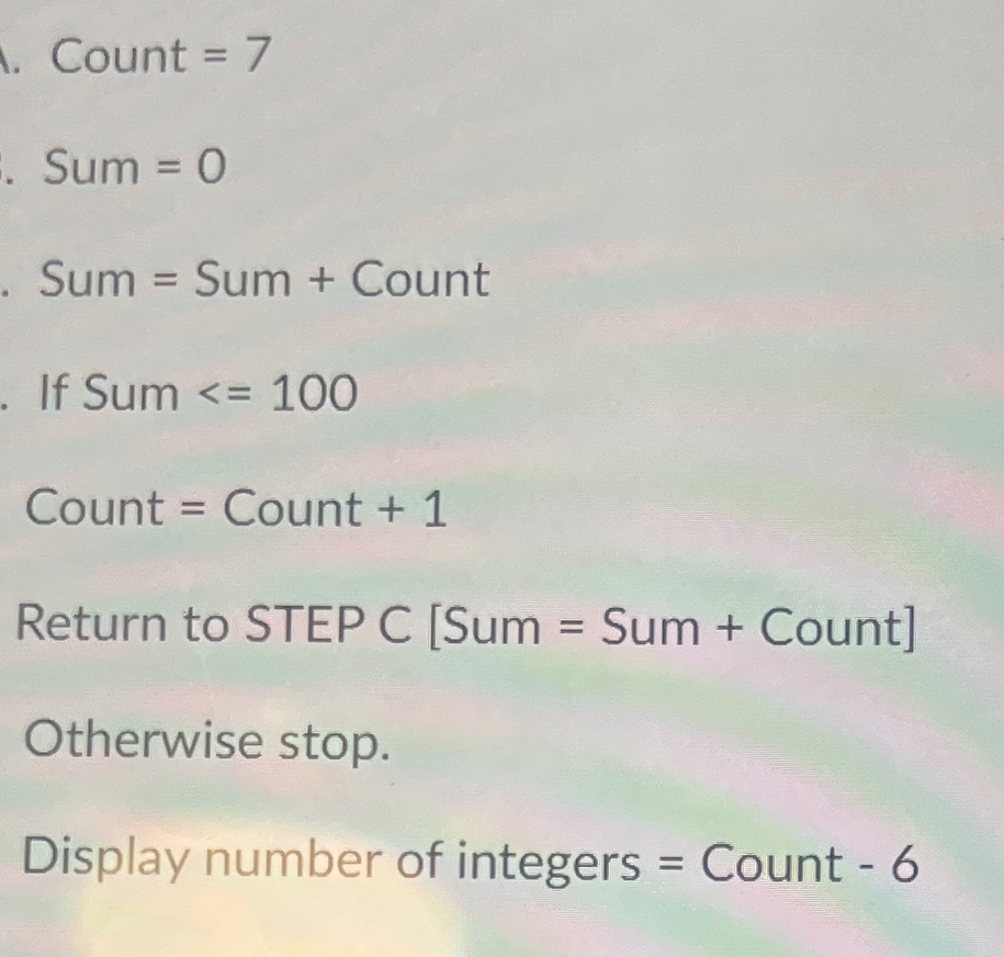 Solved Count =7Sum =0Sum = ﻿Sum + ﻿CountIf Sum