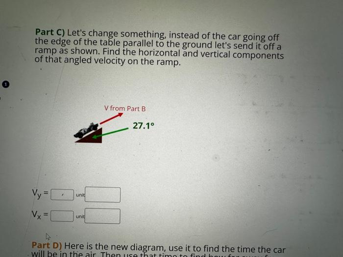 Solved Part A) The wind-up toy car as shown below is placed | Chegg.com