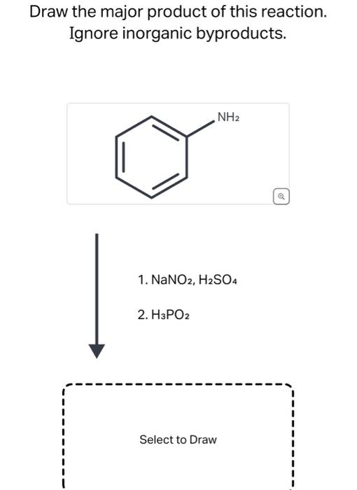 Solved Draw the product of this reaction. Ignore any counter | Chegg.com
