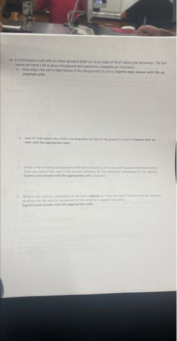 propriate units. twere wion on apprupriest anth. | Chegg.com