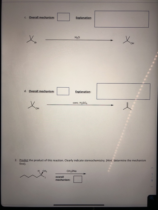 Solved Questions 1. Propose complete curved-arrow mechanisms | Chegg.com