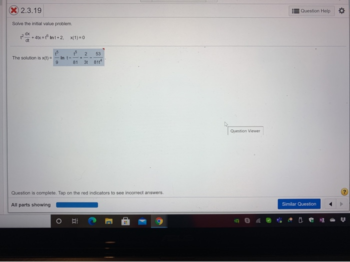 Solved im struggling to find where i went wrong in my work | Chegg.com