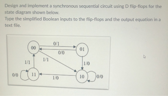 Solved Design and implement a synchronous sequential circuit | Chegg.com