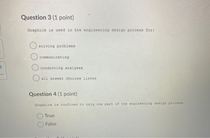 Solved Question 1 (1 point) All engineering drawings are | Chegg.com