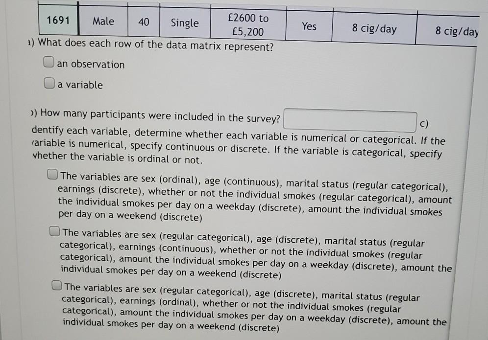 Solved Determine whether the value is a parameter or | Chegg.com