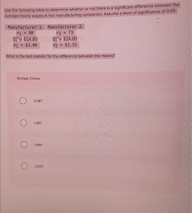 Solved Use the following table to determine whether or not | Chegg.com Solved Use the following table to determine whether or not | Chegg.com