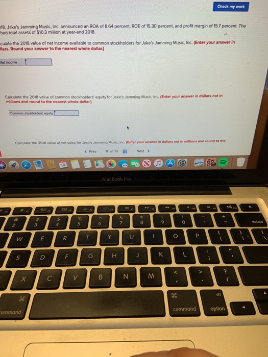 Solved Check my work 18, Jake's Jamming Music, Inc. | Chegg.com