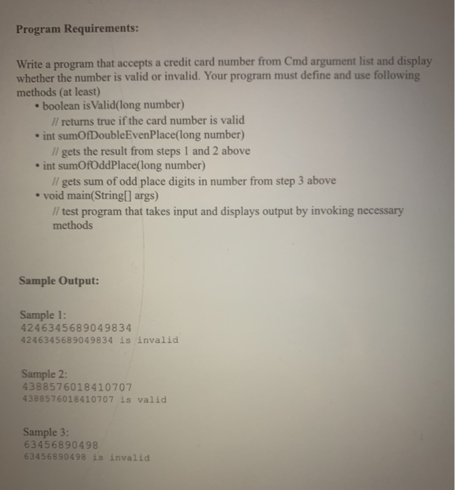 Solved In 1954, Hans Luhn of IBM proposed an algorithm for | Chegg.com