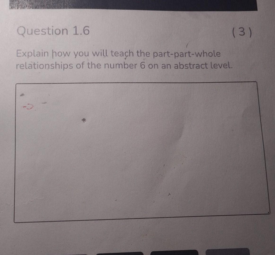 Solved Explain how you will teach the part-part-whole | Chegg.com