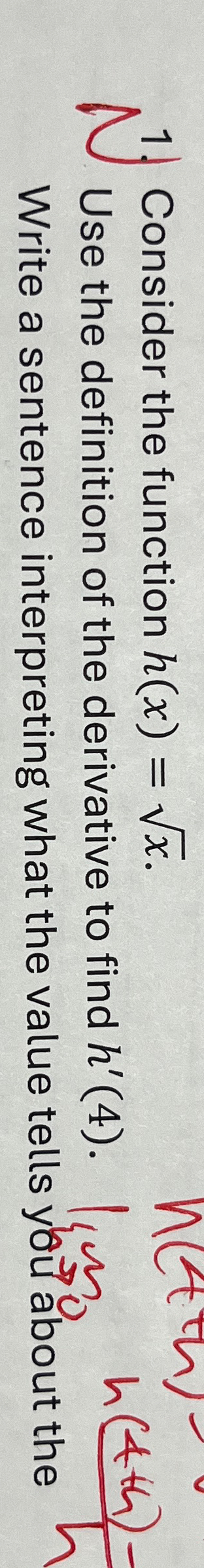 Solved Consider the function h(x)=x2. ﻿Use the definition of | Chegg.com