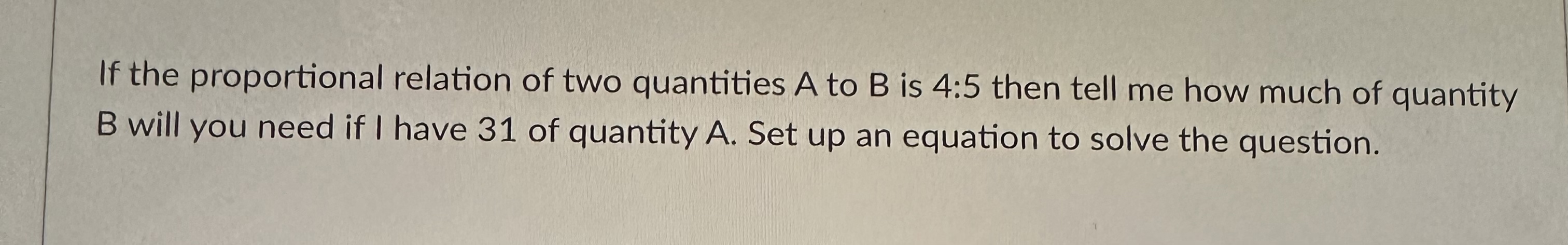 Solved If the proportional relation of two quantities A ﻿to | Chegg.com