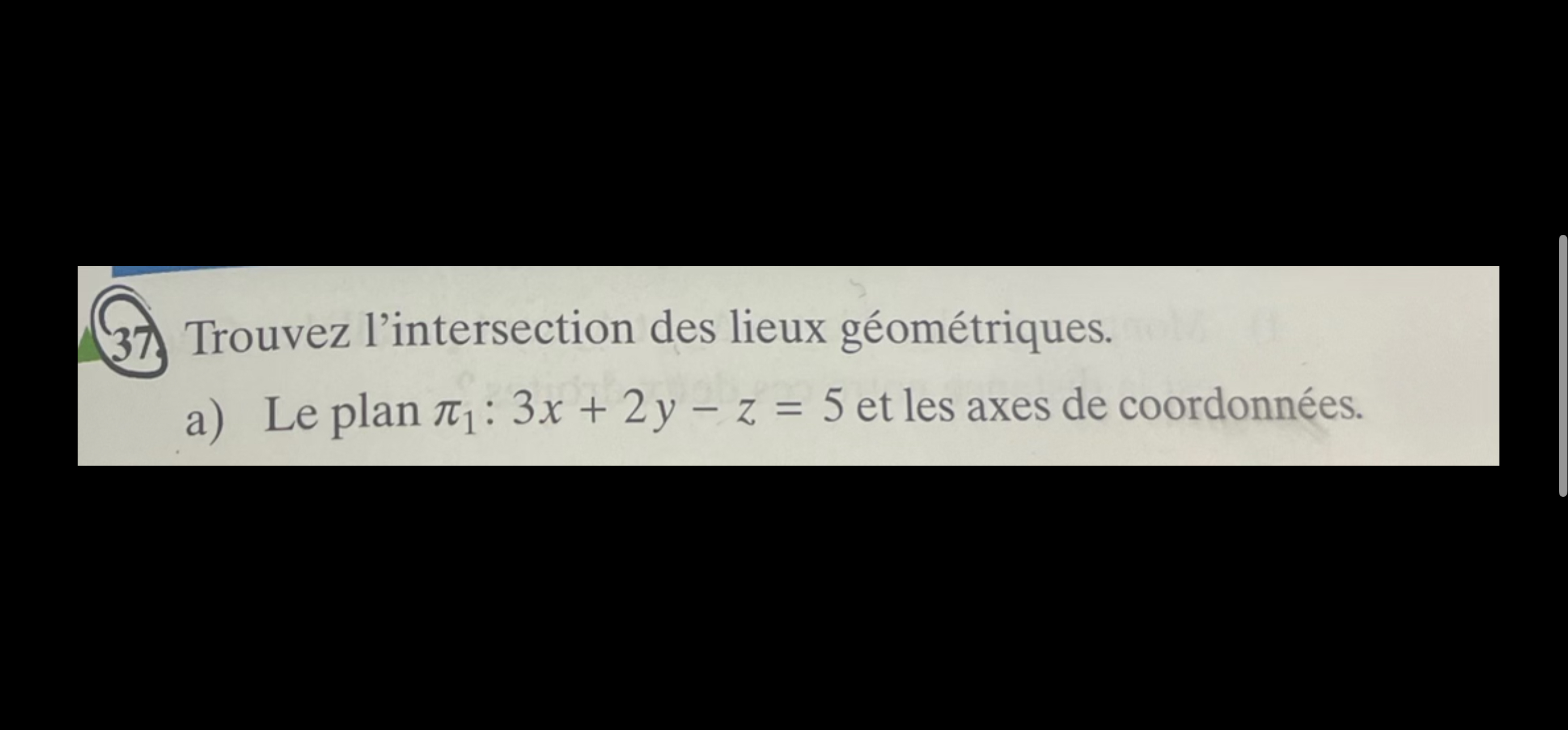 Solved Trouvez l'intersection des lieux géométriques.a) ﻿Le | Chegg.com