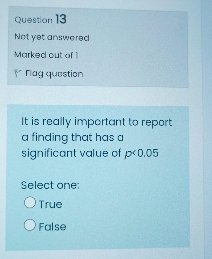 Solved Question 13 Not yet answered Marked out of 1 Flag | Chegg.com