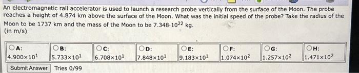 Solved An electromagnetic rail accelerator is used to launch | Chegg.com