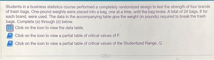Solved Critical Values of the Studentized Range, QCritical | Chegg.com