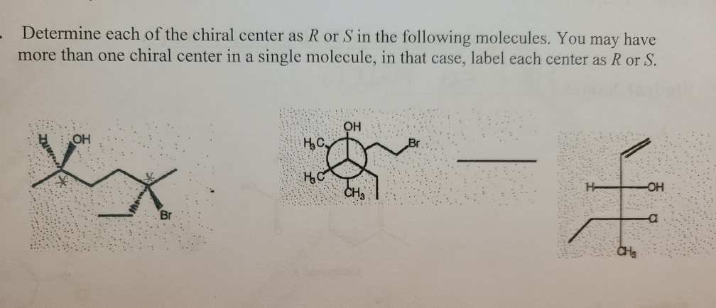 Solved Determine each of the chiral center as R or S in the | Chegg.com