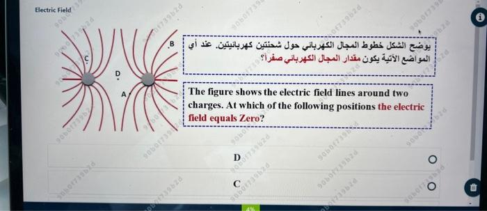Solved Electric Field The figure shows the electric field | Chegg.com