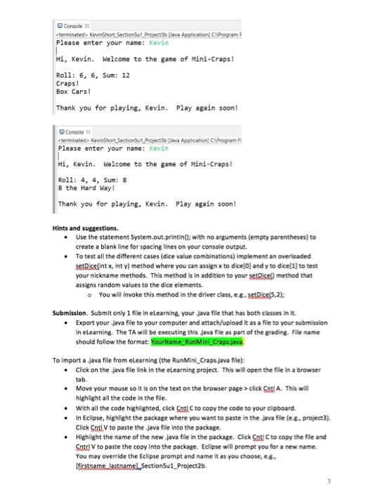 Solved package project 3; import java.util.Random import | Chegg.com