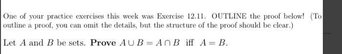 Solved One of your practice exercises this week was Exercise | Chegg.com