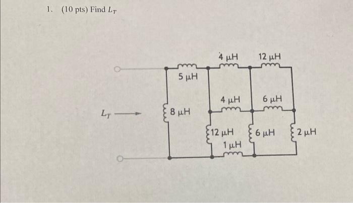Solved 1. (10 pts ) Find LT | Chegg.com