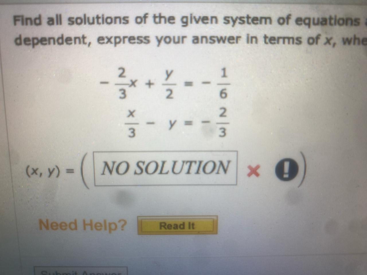 Solved Find all solutions of the given system of | Chegg.com