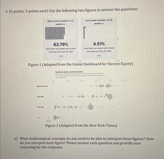 Solved 3. ( 6 points; 3 points each) Use the following two | Chegg.com