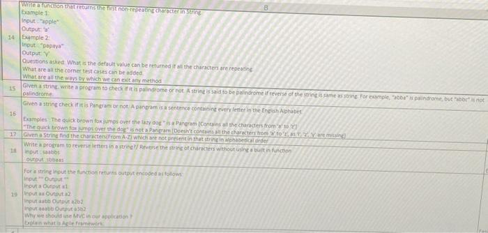 Solved B ingut apple: 14 Output: -2 Bample 2: input "popaya" | Chegg.com