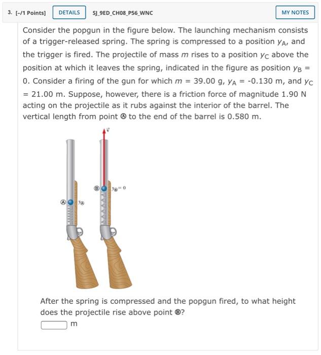 Solved Consider the popgun in the figure below. The | Chegg.com