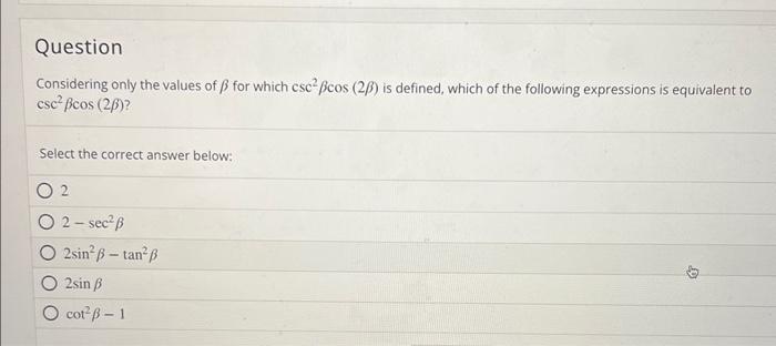 Solved Considering only the values of β for which | Chegg.com