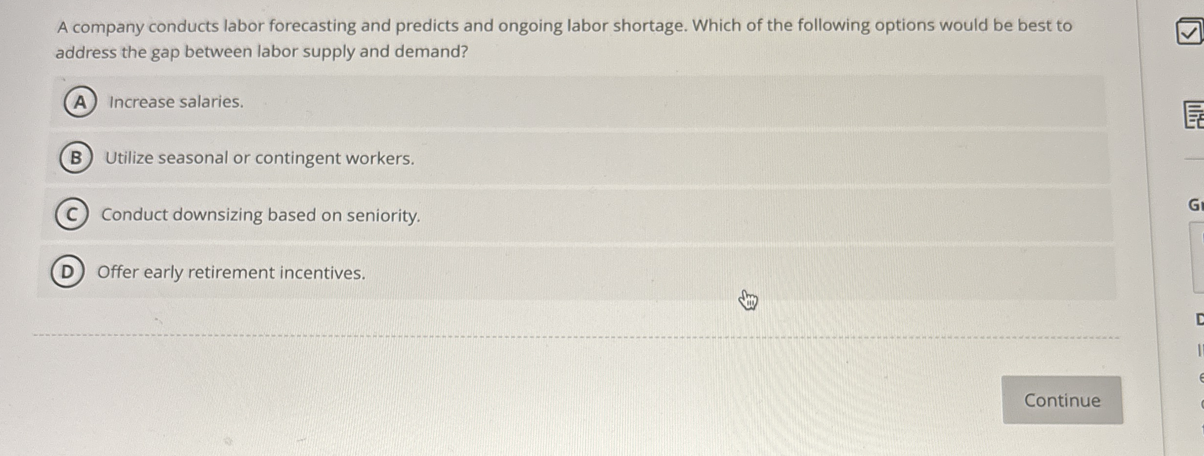 Solved A company conducts labor forecasting and predicts and | Chegg.com