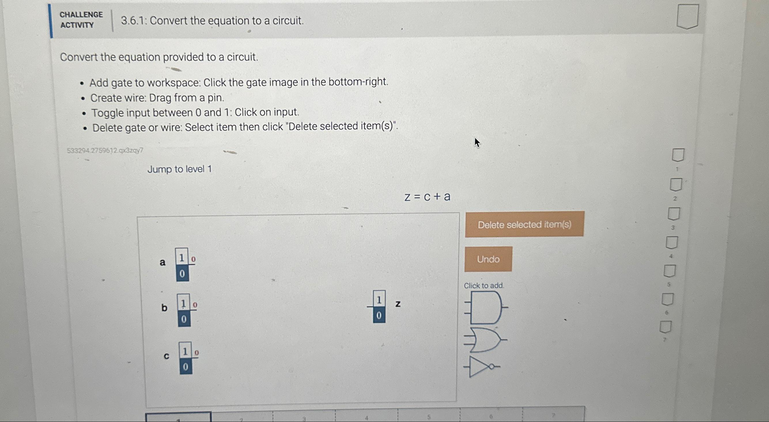 Solved CHALLENGEACTIVITY3.6.1: Convert the equation to a | Chegg.com