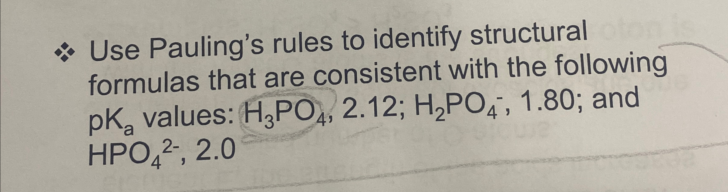 Solved Use Pauling's rules to identify structural formulas | Chegg.com