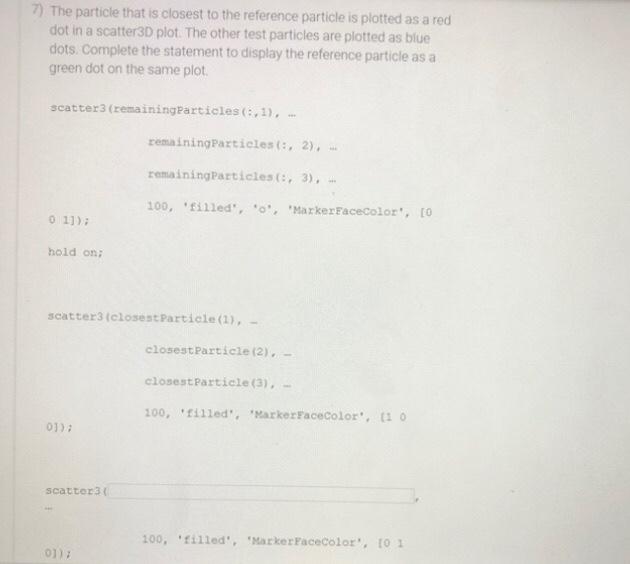 Solved Code will be written to generate a scatter plot and | Chegg.com