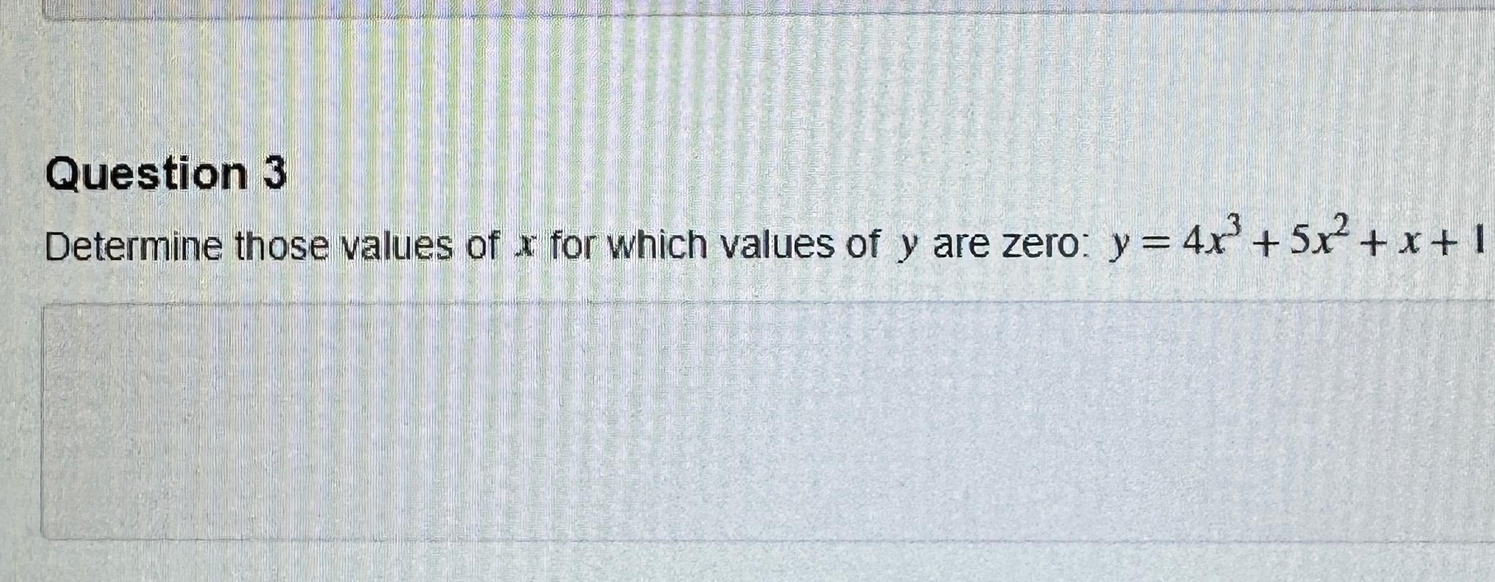 Solved Question 3Determine those values of x ﻿for which | Chegg.com