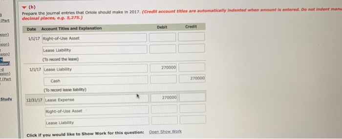 Solved Exercise 21A-17 a-c (Part Level Submission) On | Chegg.com